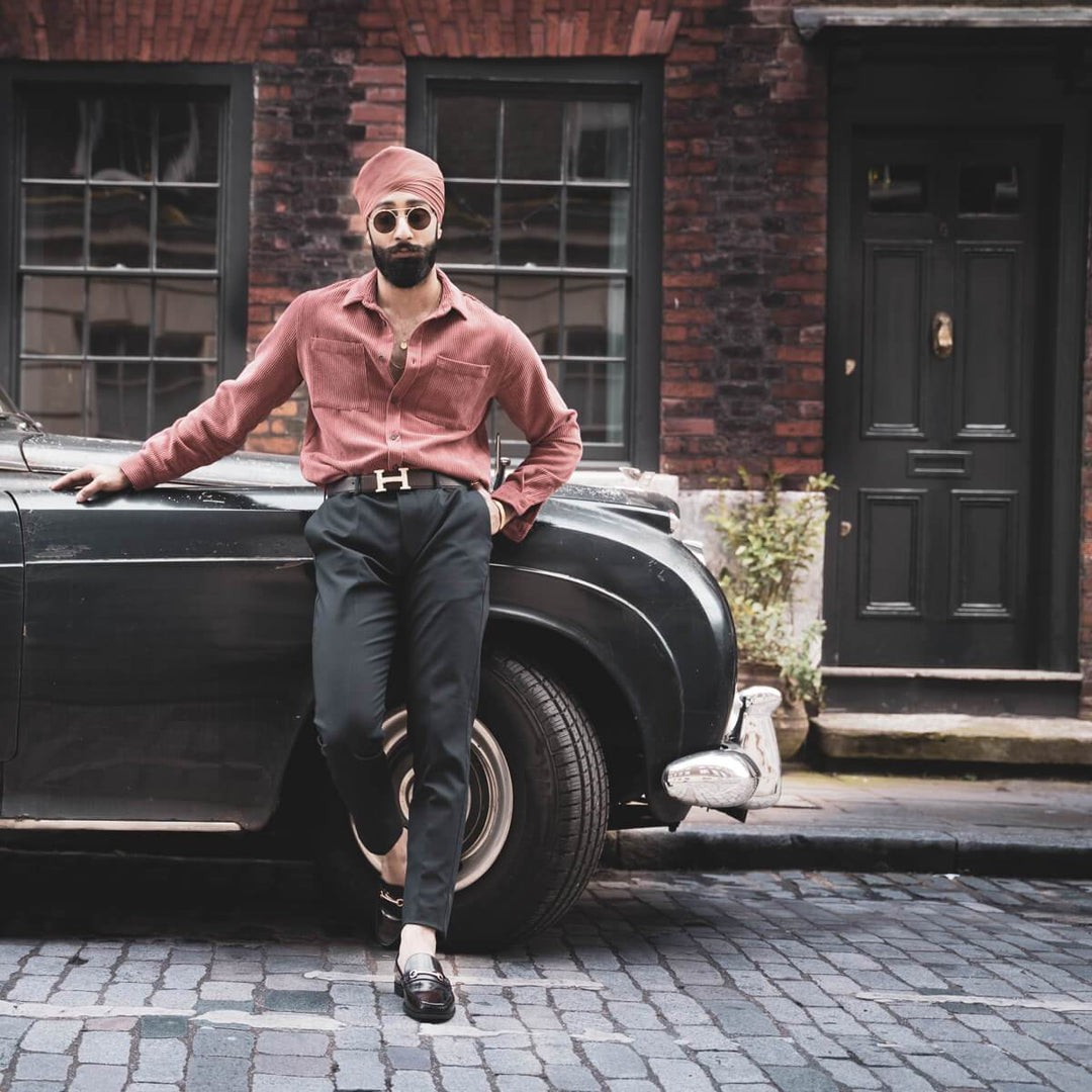 Coral Rust Full Voile Turban – The Sardar Co