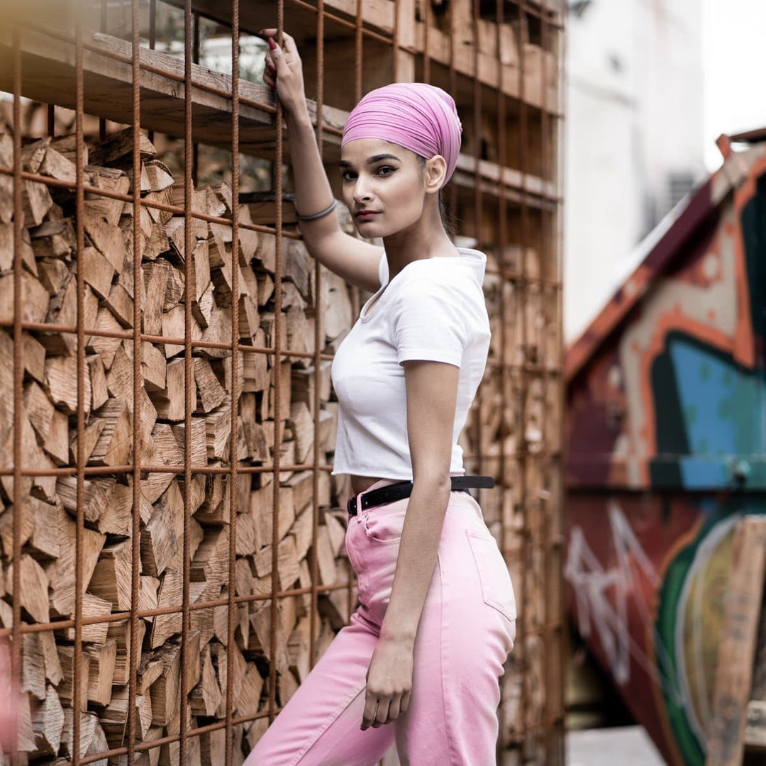 Turkish Rose Full Voile Turban | The Sardar Co