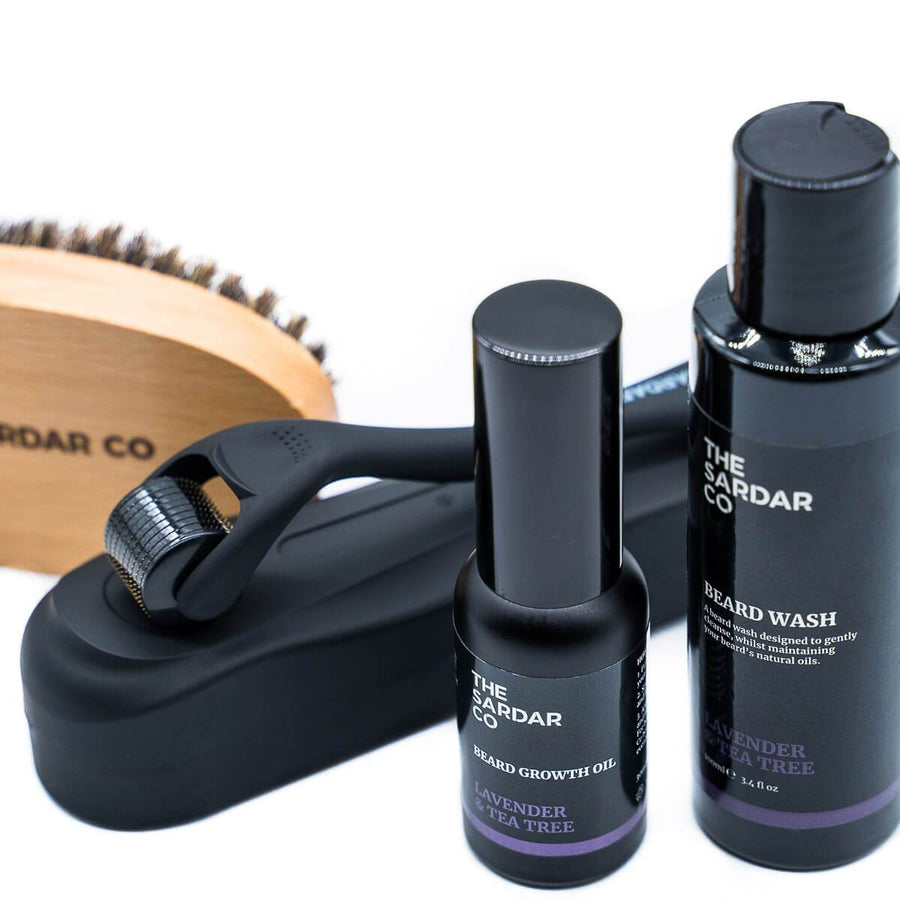 Beard Growth Kit with FREE Beard Brush – The Sardar Co