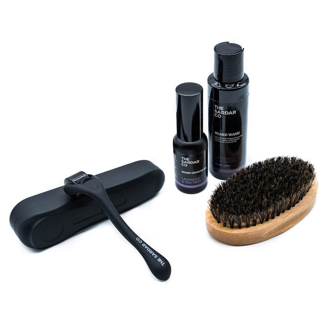 Beard Growth Kit with FREE Beard Brush – The Sardar Co
